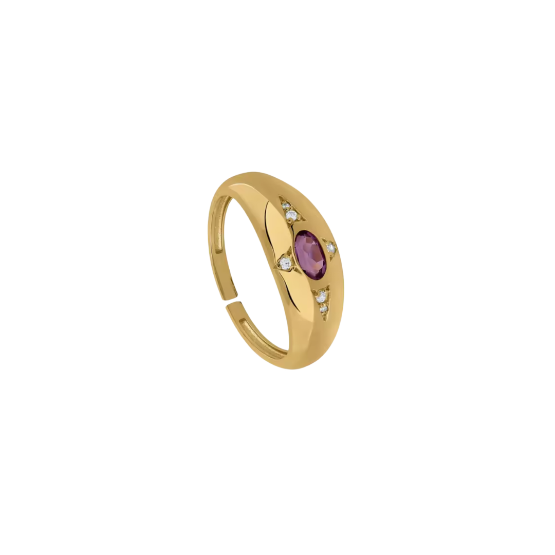 Ruby Dome Ring – Dangles